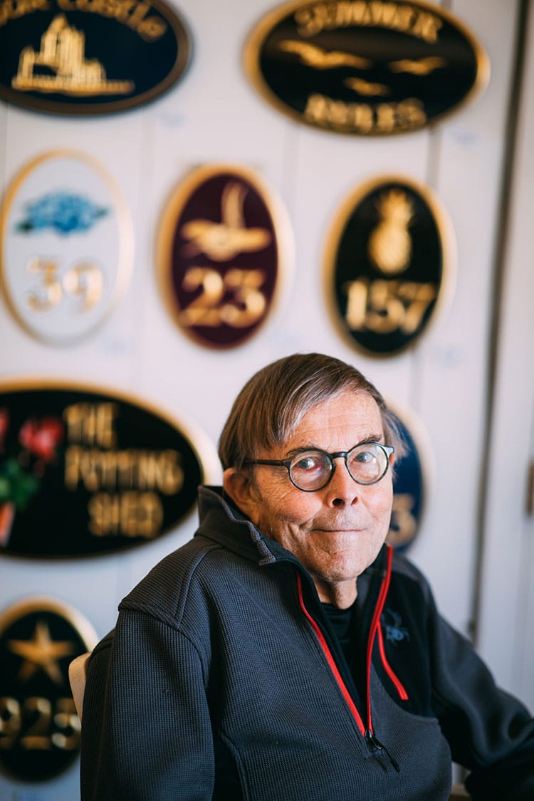 At Chatham Sign Shop, Bob Lacy is embracing tradition